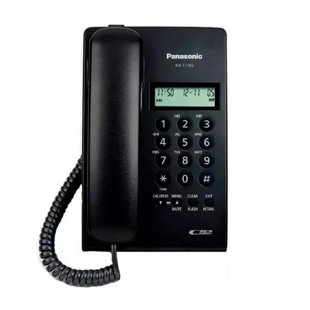 مشخصات، قیمت، خرید و فروش گوشی تلفن باسیم پاناسونیک مدل KX-T7703X